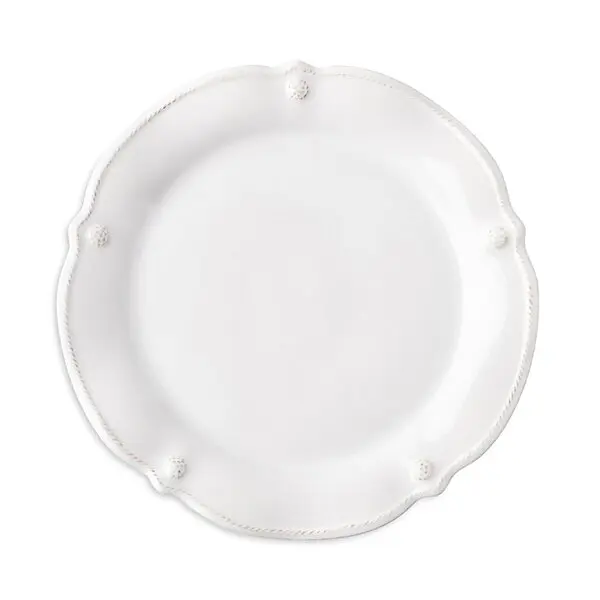 JULISKA Berry & Thread Flared Dessert/salad Plate - Whitewash