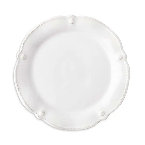 JULISKA Berry & Thread Flared Cocktail Plate - Whitewash