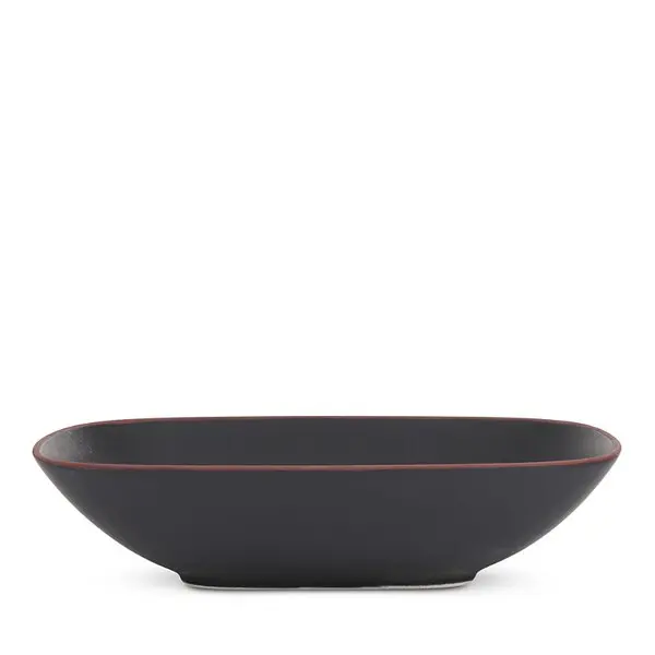 NAMBE Taos Soft Square Serving Bowl - Onyx