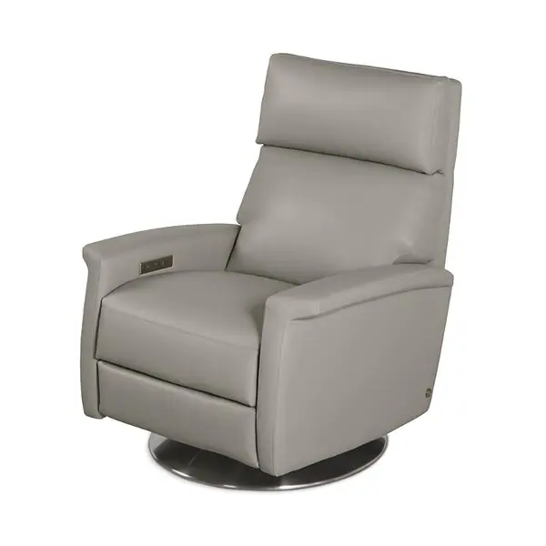AMERICAN LEATHER Felix Comfort Recliner - Pewter