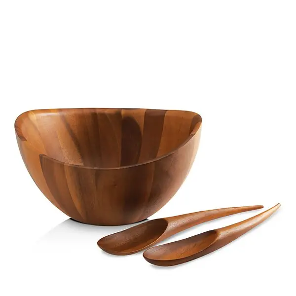 NAMBE Harmony Salad Bowl Set - Wood