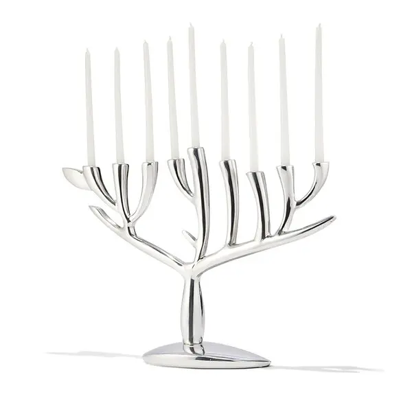 NAMBE Tree Of Life Menorah - Silver
