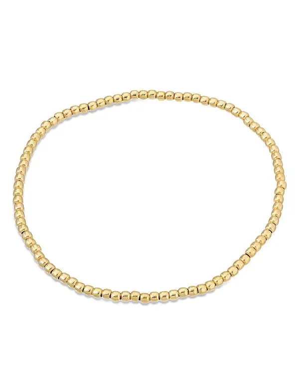 ZOE LEV 14k Fill Bead Stretch Bracelet - Gold