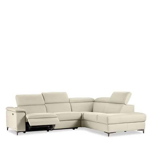 GIUSEPPE NICOLETTI Nuccio Power Reclining Sectional - Torello Bianco