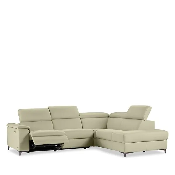 GIUSEPPE NICOLETTI Nuccio Power Reclining Sectional - Torello Ice