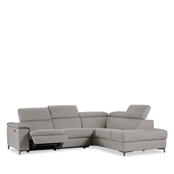 GIUSEPPE NICOLETTI Nuccio Power Reclining Sectional - Torello Tortora