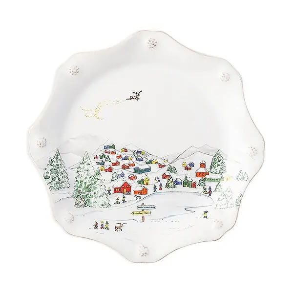 JULISKA Berry & Thread North Pole Dessert/salad Plate - Multi