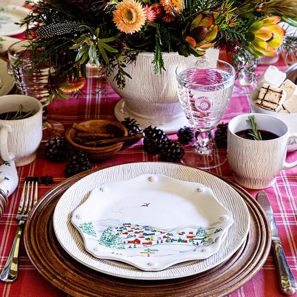 JULISKA Berry & Thread North Pole Dessert/salad Plate