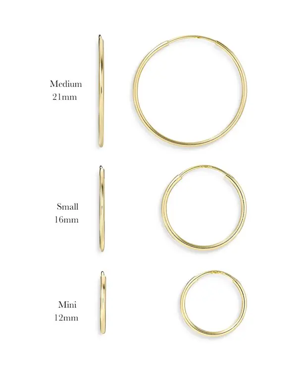 ZOE LEV 14k Yellow Hoop Earrings