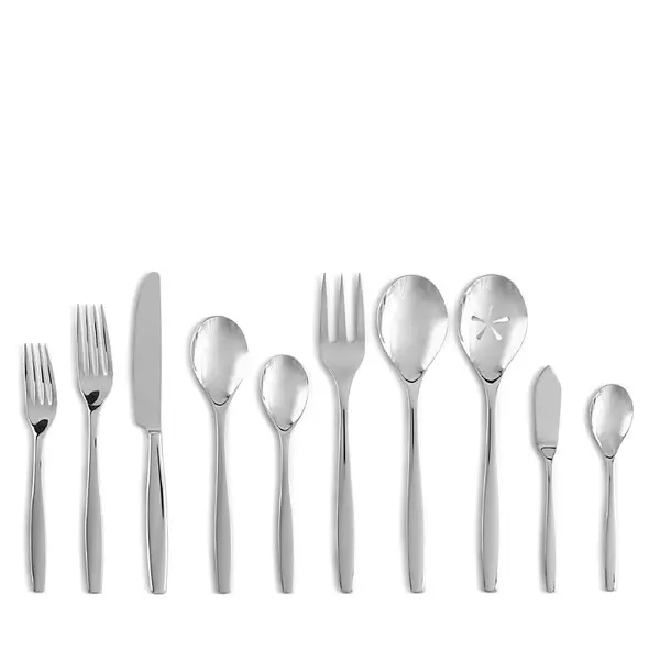 NAMBE Aidan 45-piece Flatware Set - Silver