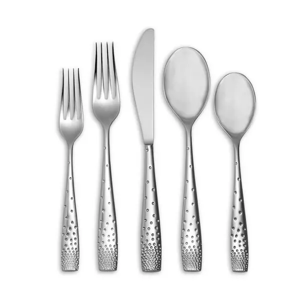 NAMBE Dazzle 45-piece Flatware Set - Silver