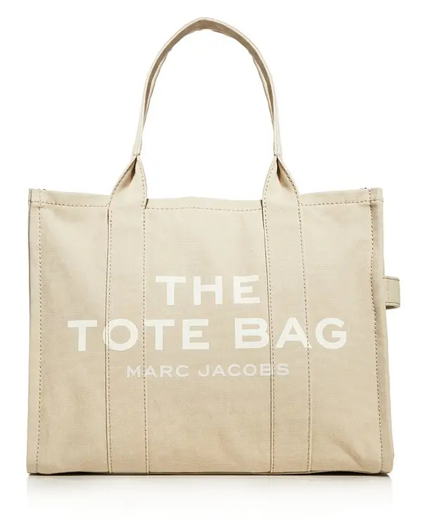 Marc Jacobs Canvas Large Tote Bag - Beige