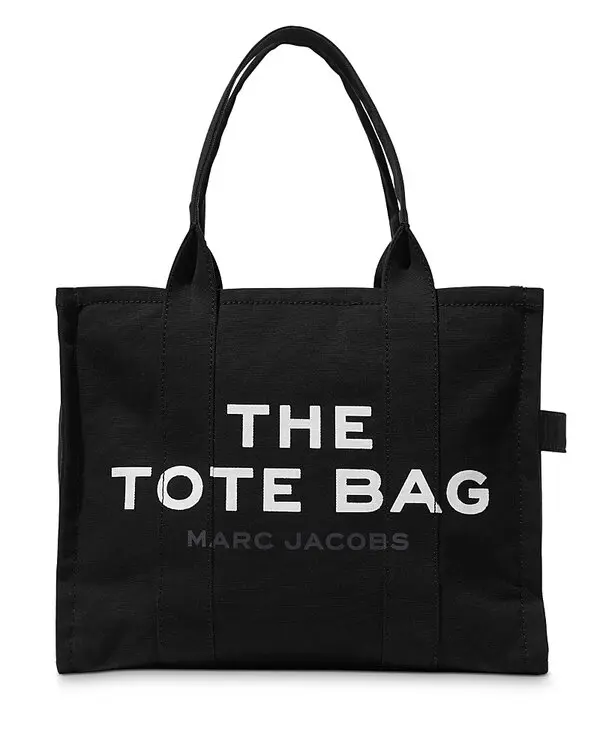 Marc Jacobs Canvas Large Tote Bag - Black