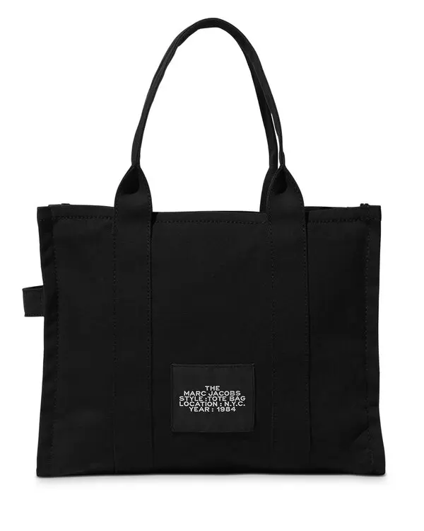Marc Jacobs Canvas Large Tote Bag - Black