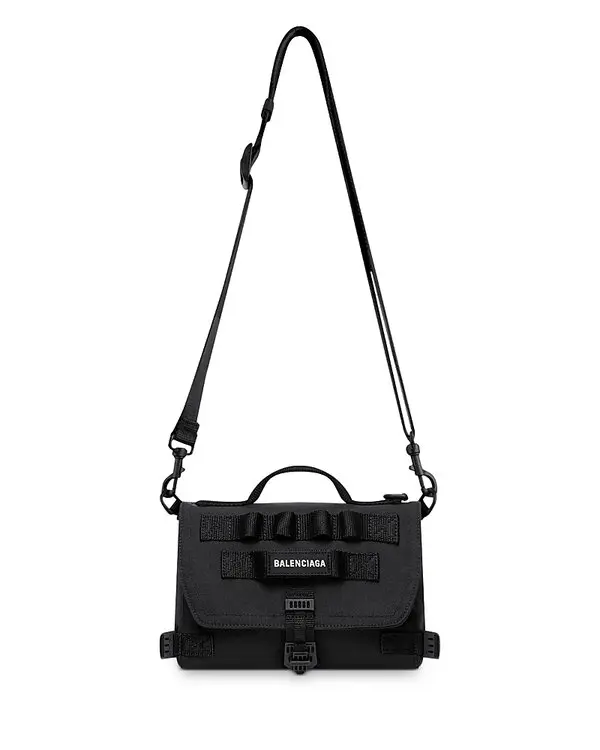 Balenciaga Army Messenger Bag - Black