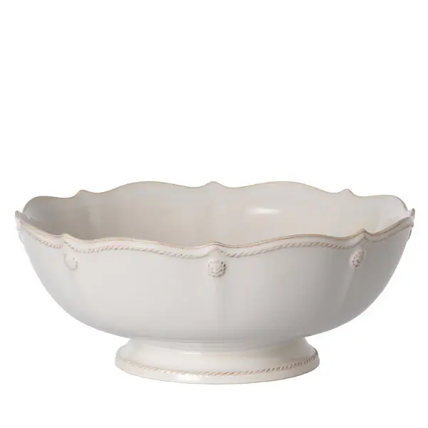 JULISKA Berry & Thread Footed Fruit Bowl - Whitewash