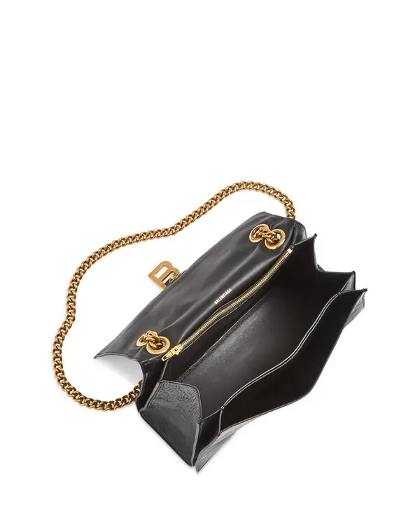 Balenciaga Crush Mini Chain Bag Graffiti - Black