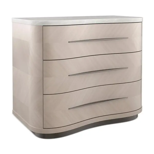 CARACOLE Nomadic Three Drawer Nightstand