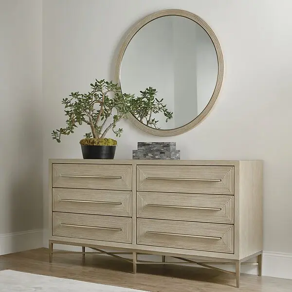 HOOKER FURNITURE Cascade Six-drawer Dresser - Taupe