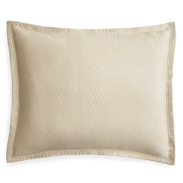 SFERRA Favo Standard Sham - Oat