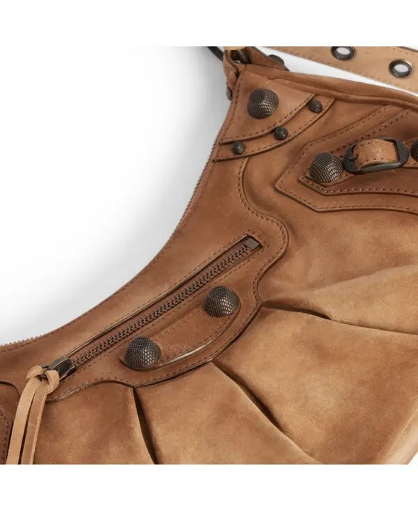 Balenciaga Le Cagole Shoulder Bag - Camel