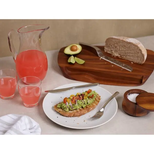 NAMBE Blend Bread Board & Knife - Brown