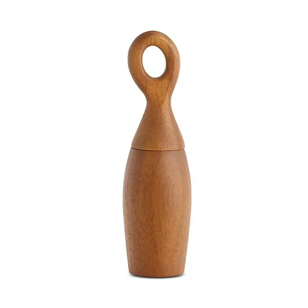 NAMBE Portables 7.75 Wood Salt And Pepper Mill - Brown