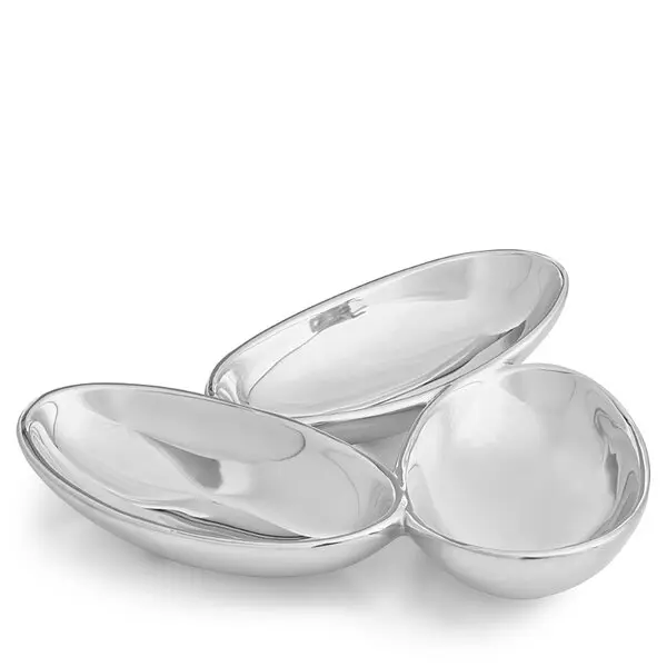 NAMBE Tipsy Condiment Server - Silver