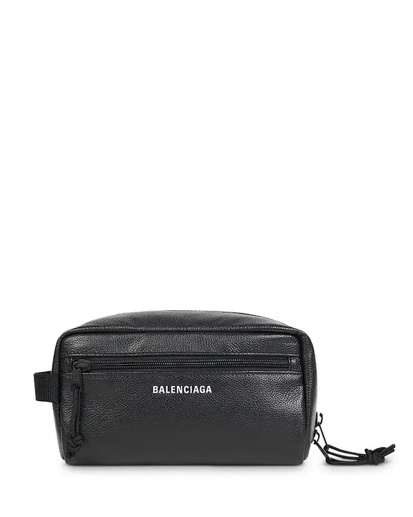Balenciaga Explorer Toiletry Pouch - Black