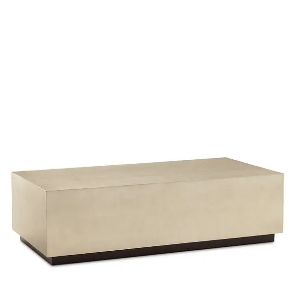 CARACOLE Couture Cocktail Table - Silver Leaf