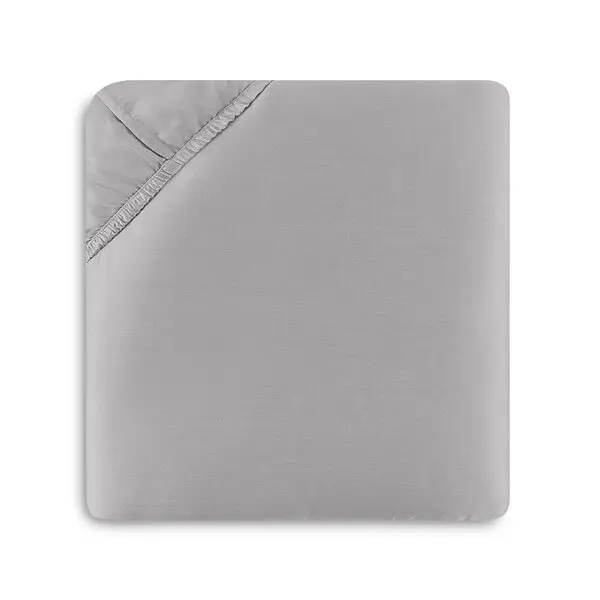 SFERRA Giotto Fitted Sheet, Queen - Grey