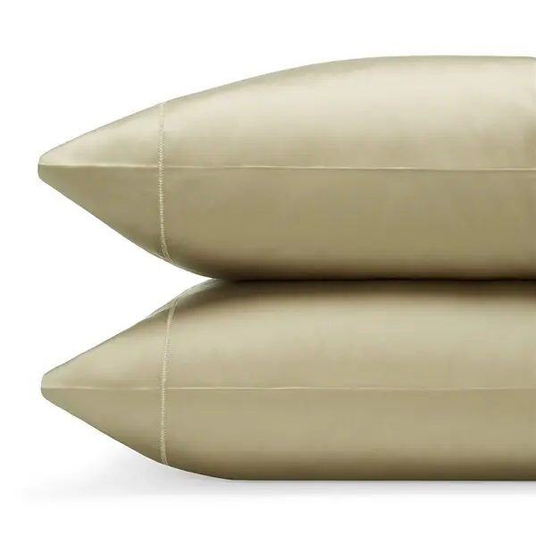 SFERRA Giotto Standard Pillowcase, Pair - Dark Khaki