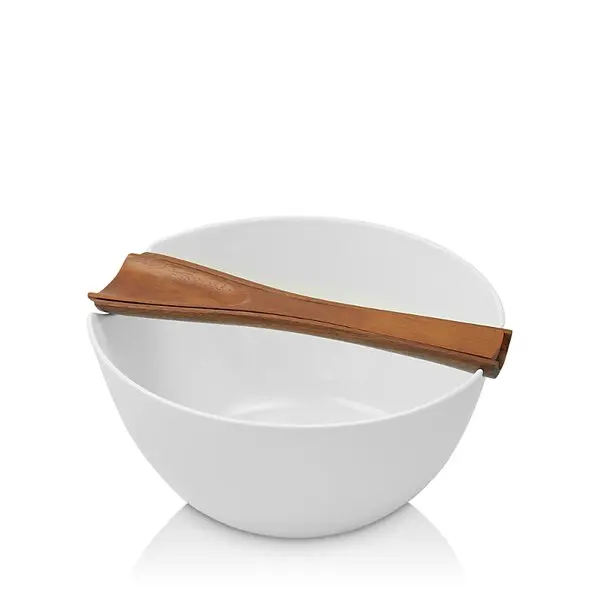 NAMBE Quatro Salad Bowl & Server Set - White