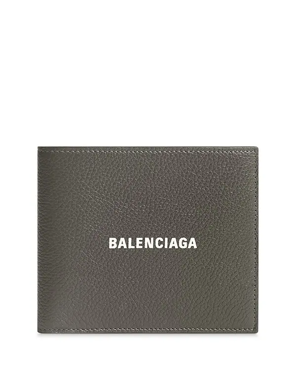 Balenciaga Cash Square Folded Wallet - Khaki/white