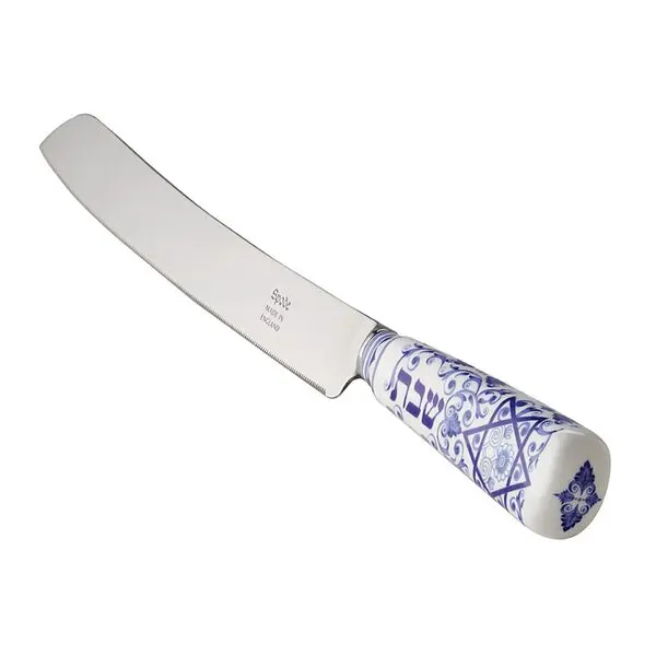 SPODE Blue Room Judaica Challah Knife - Multi