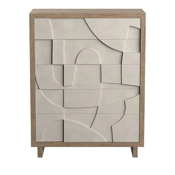 BERNHARDT Casa Paros Tall Drawer Chest - Dark Brown