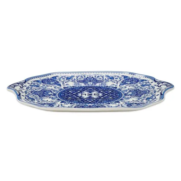SPODE Blue Room Judaica Matzoh Plate