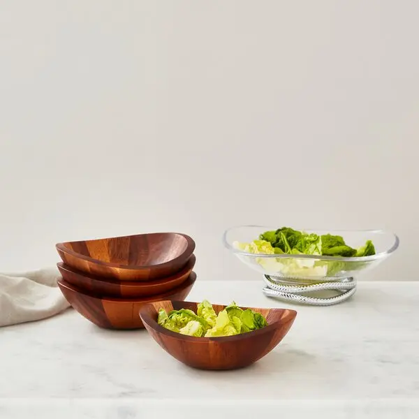 NAMBE Braid Salad Bowls, Set Of 4
