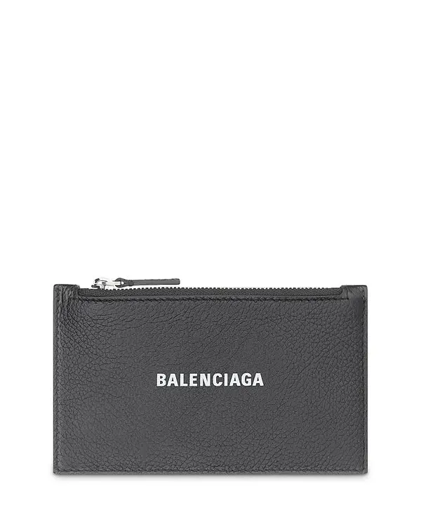 Balenciaga Cash Long Coin And Card Holder - Black/white