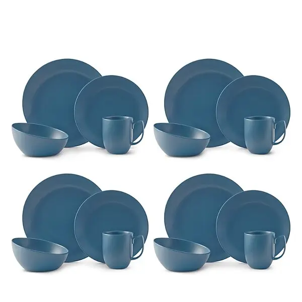 NAMBE Orbit 16 Piece Place Setting - Blue