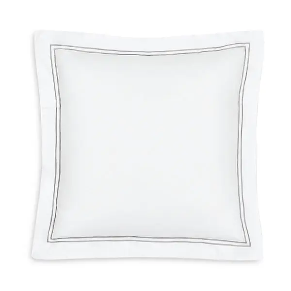 SFERRA Grande Hotel Euro Sham - White/silver