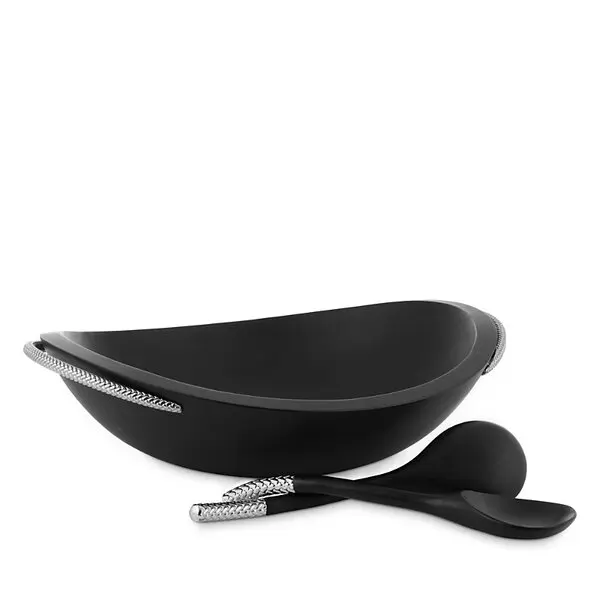 NAMBE Braid Noir 3 Piece Salad Set Exclusive - Black