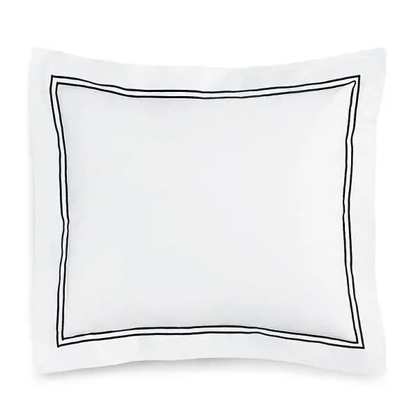 SFERRA Grande Hotel King Sham - White/black