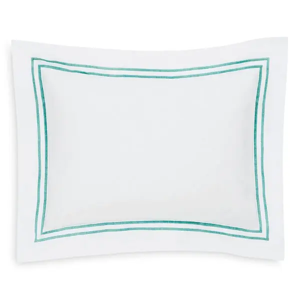 SFERRA Grande Hotel Boudoir Sham - White/aqua