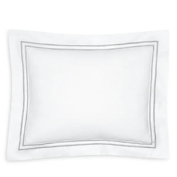 SFERRA Grande Hotel Boudoir Sham - White/silver