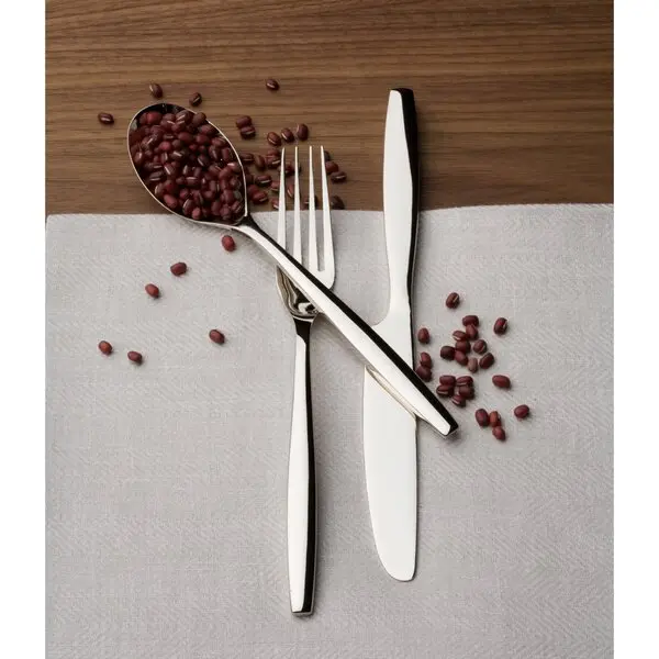 NAMBE Aidan Flatware 5 Piece Place Setting - Silver