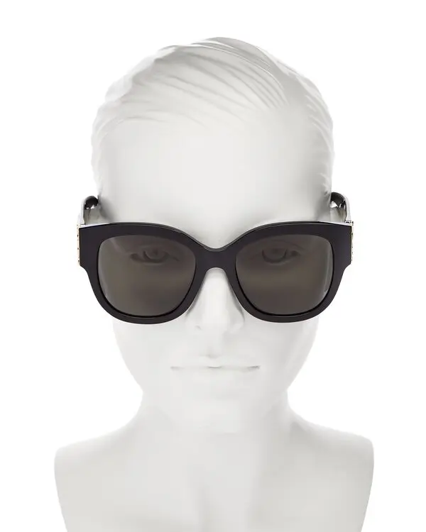 Saint Laurent Square Sunglasses, 56mm