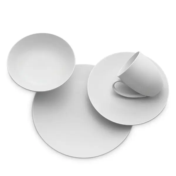 NAMBE Pop 4-piece Plate Setting - Chalk