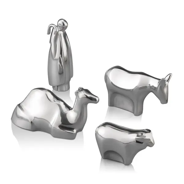 NAMBE 4 Piece Shepherd & Animals Set