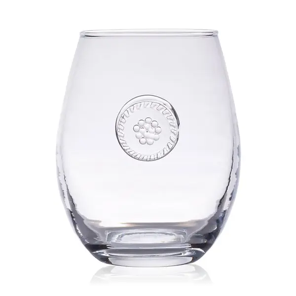 JULISKA Berry & Thread Glassware Stemless White Wine Glass - Clear
